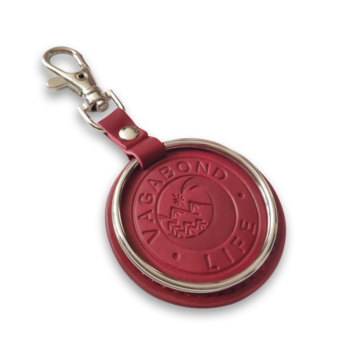 Red Vegan Travel Keychain, Collect Your Travels, Gift For Traveler ...